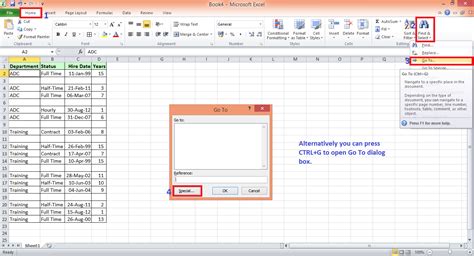 how to select and delete blank cells in between data in excel ~ excel