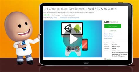 [95 off] unity android game development build 7 2d and 3d