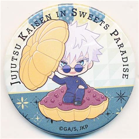 呪術廻戦×sweets Paradise トレーディング缶バッジ A スイパラver 五条悟 ｼﾞｭｼﾞｭﾂｶｲｾﾝｽｲｰﾂ