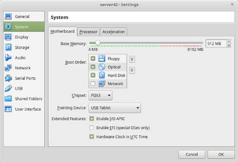 what s the usb tablet option in virtual box unix server solutions