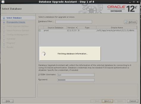 oracle database 12c release 2 12 2 0 1 upgrade using dbua