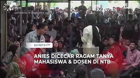 [full] Capres Anies Baswedan Dicecar Ragam Pertanyaan Mahasiswa Dosen