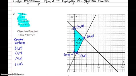Objective Function Definition Math