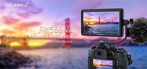 Feelworld Fw568 V2 5 5 Inch 3d Lut Dslr Camera Field Monitor Ips Full