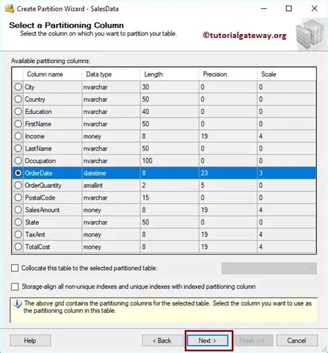 Table Partitioning In Sql Server
