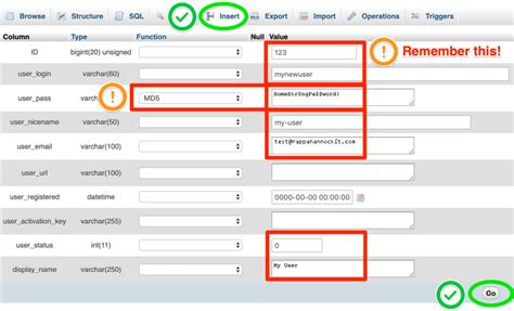 add wordpress admin user with phpmyadmin rappahannock it