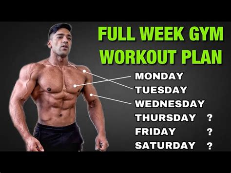 Bodybuilding Workout Chart Images