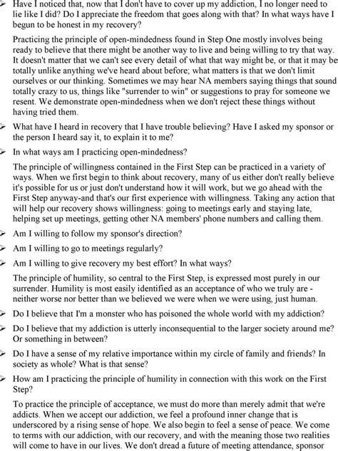 the narcotics anonymous step working guide pdf — db
