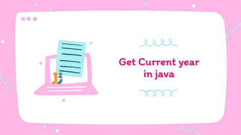 get current year in java java2blog