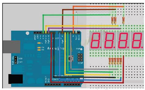 Using A 4 Digit 7 Segment Display With Arduino 7 Steps Images