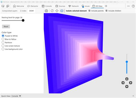 debug the online in 3d with the 3d view software canner