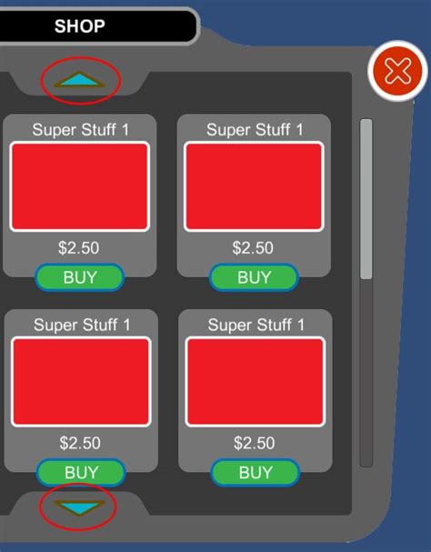 unity game engine how to program custom buttons to navigate through