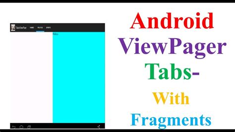 android fragments and viewpager swipeable tabs youtube