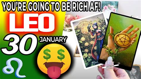 Leo ♌️ 💲 Youre Going To Be Rich Af 💲🤑 Horoscope For Today January 30