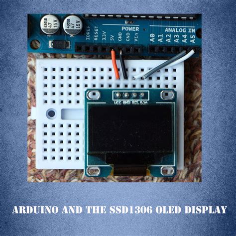 arduino and the ssd1306 oled i2c 128x64 display haljia