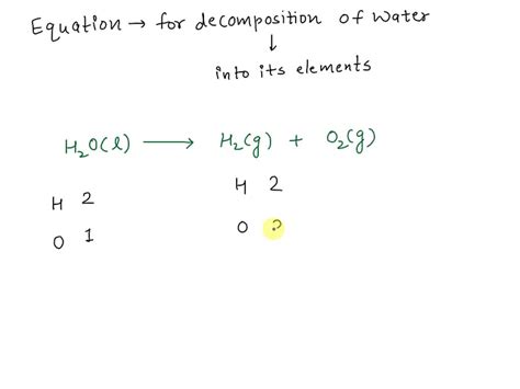 Free Equation For Decomposition Of Water Download Free Equation For
