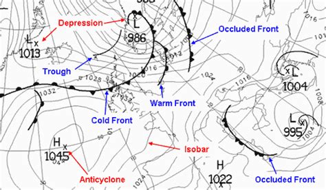 Metlink Royal Meteorological Society Weather Symbols And Synoptic