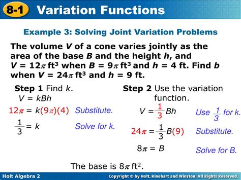 Ppt Direct Variation Constant Of Variation Joint Variation Inverse