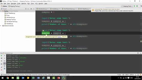 python keeping count youtube