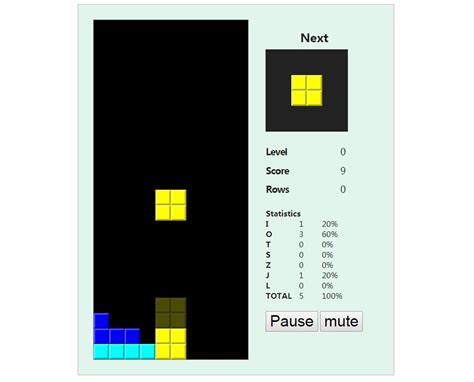 tetris game with vue js