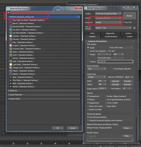solved how to use arnold material library in 3ds max 2020