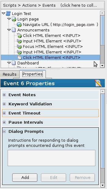 dialog prompts alertsite documentation