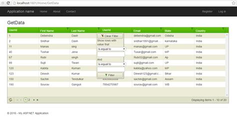 working with telerik grid in mvc