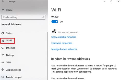 Enable Wifi Settings In Windows 10