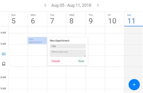 full featured calendar component for vue js kalendar