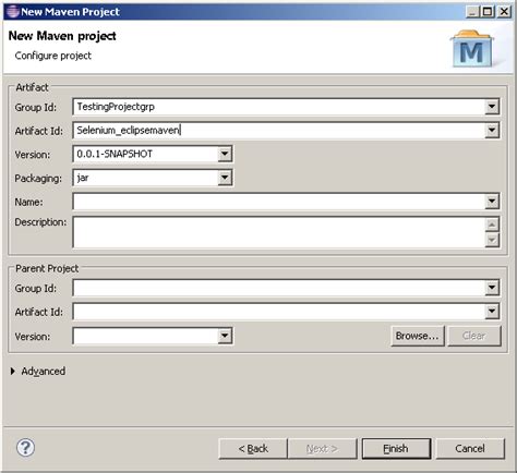 how to use maven to create selenium project selenium webdriver