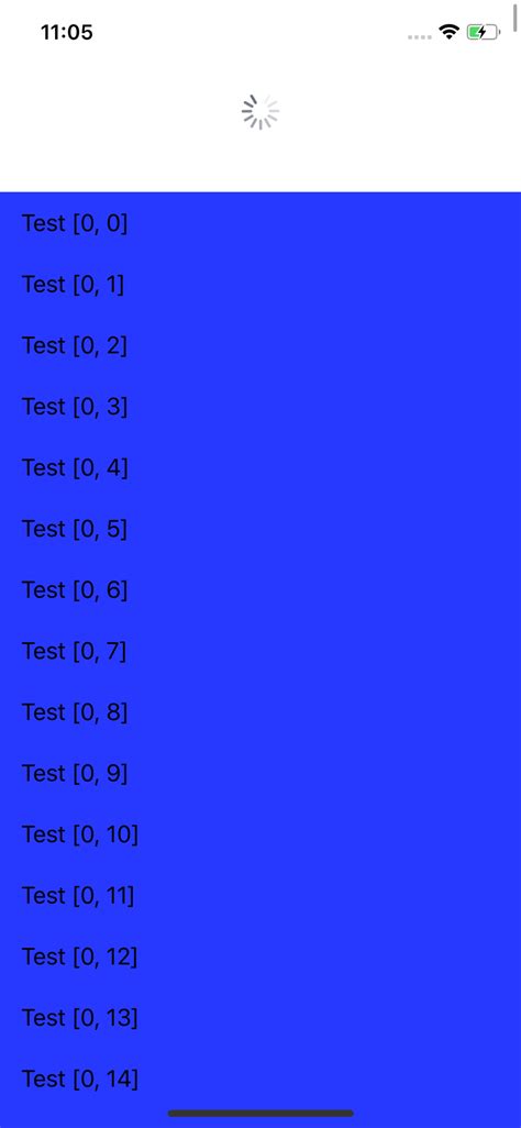 swift ios uitableview offset refresh control stack overflow
