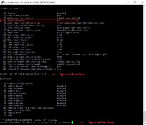 How To Install Open Source Zimbra Mail Server 8 8 On Centos 7 Rhel 7