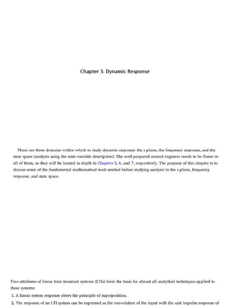 Chapter 3 Dynamic Response Pdf