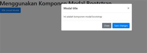 tutorial bootstrap 4 modal bootstrap jogjatech web developer