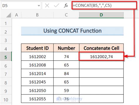 how to add comma in excel to concatenate cells 5 easy ways