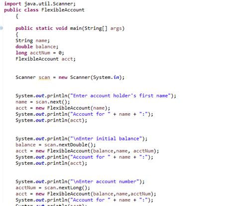 solved transfering funds file account java see a flexible