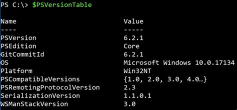 how to check your powershell version all the ways