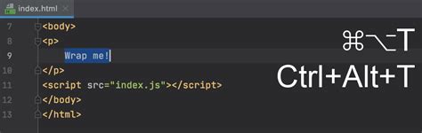 html webstorm