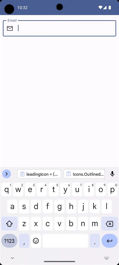 how to add icon to textfield in android jetpack compose coding with