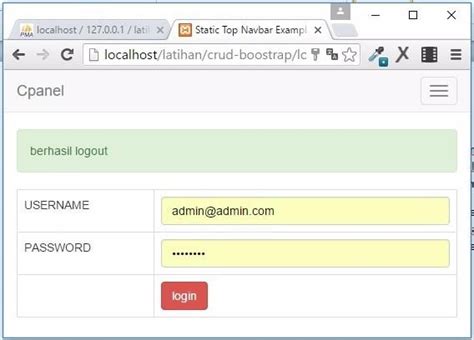membangun aplikasi web dengan php mysqli dan bootstrap malas ngoding