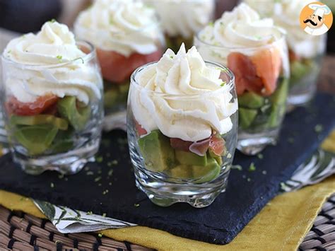 Verrines Au Saumon Fumé Et à Lavocat Recette Ptitchef
