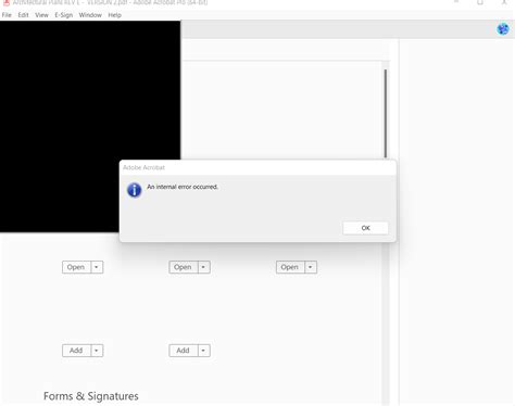 solved internal error occured adobe community 13091599