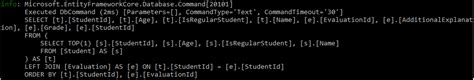 database queries in entity framework core code maze