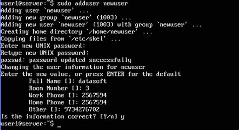 user management ubuntu linux w3resource