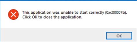how do i fix the application was unable to start correctly