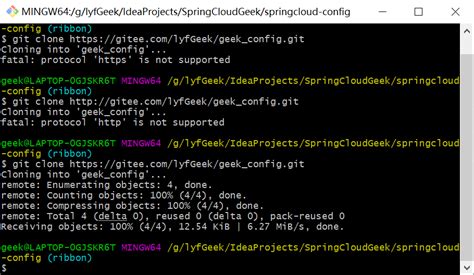 git clone～fatal protocol is not supported solution