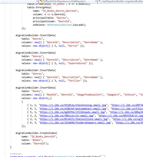 tutorial ef core building an asp mvc application using the code