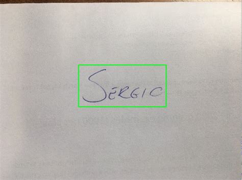 how do i isolate handwritten text from an image using
