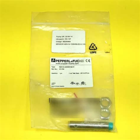 Pepperl Fuchs Nen10 12gm50 E2 V1 Sensor Proximidad Inductiva Envío Gratis