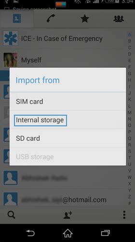 convert excel xls xlsx and csv contacts into android